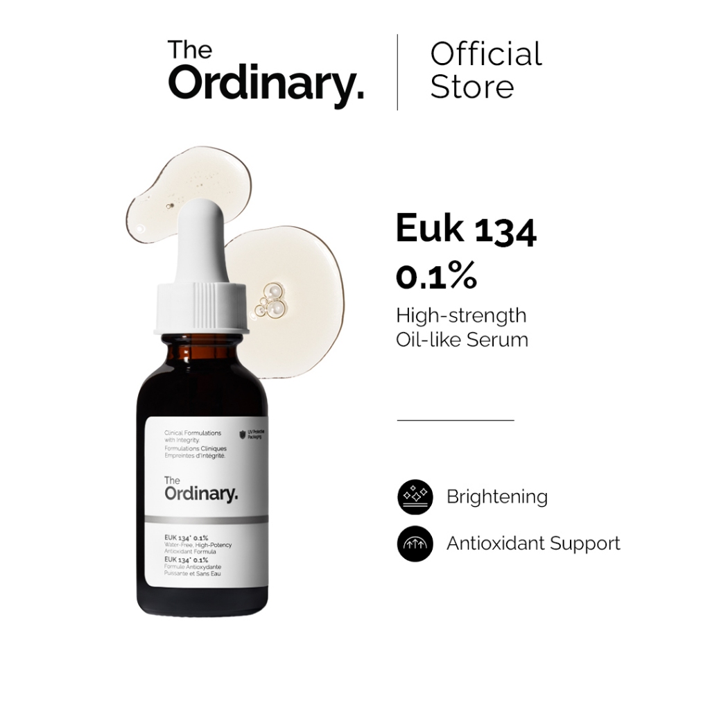 The Ordinary Euk 134 0.1% - 30mL | Antioxidant Support, Brightening Serum | Shopee Singapore