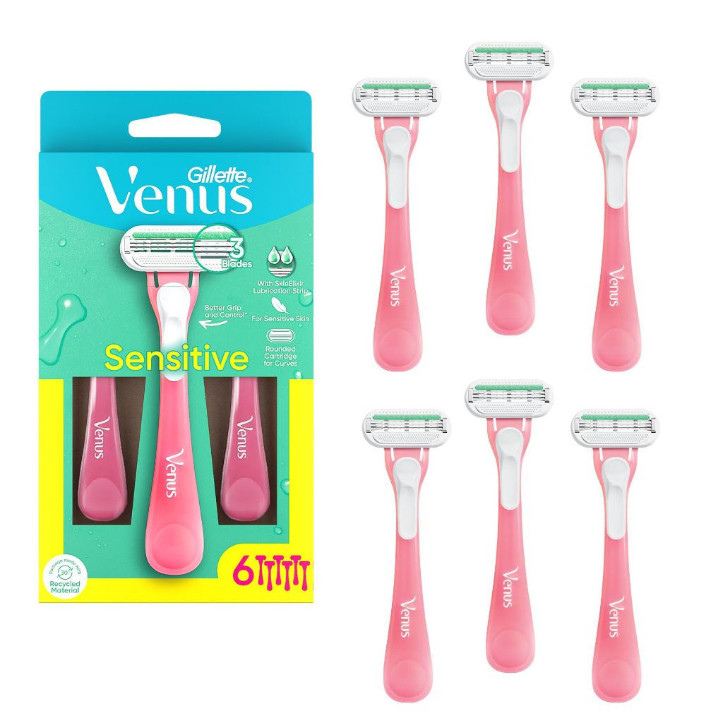 Gillette Venus Sensitive Disposable Razors 6 Pack | Shopee Singapore