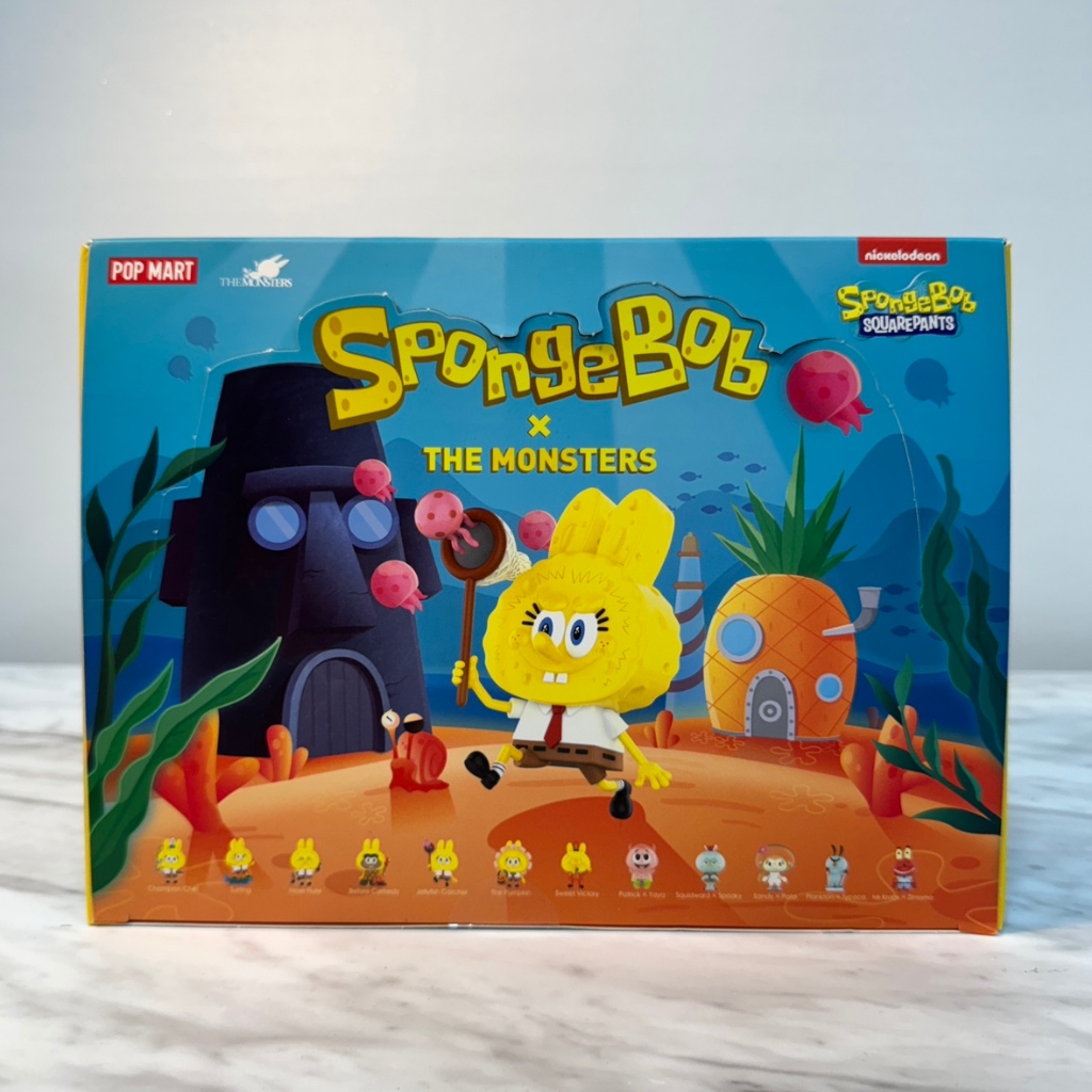 Pop Mart SpongeBob SquarePants X The Monsters 12 Pack OPENED BOX ...