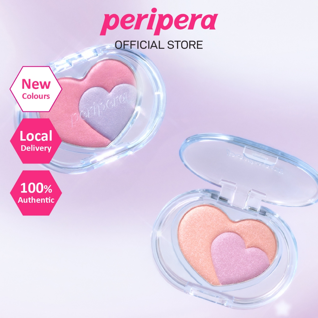 [PERIPERA] Heart Pocket Beam (NEW Colors | Highlighter | High Beam ...