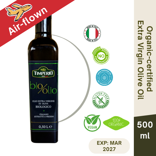 Timperio Organic Extra Virgin Olive Oil – First Cold Pressed, Air-Flown ...
