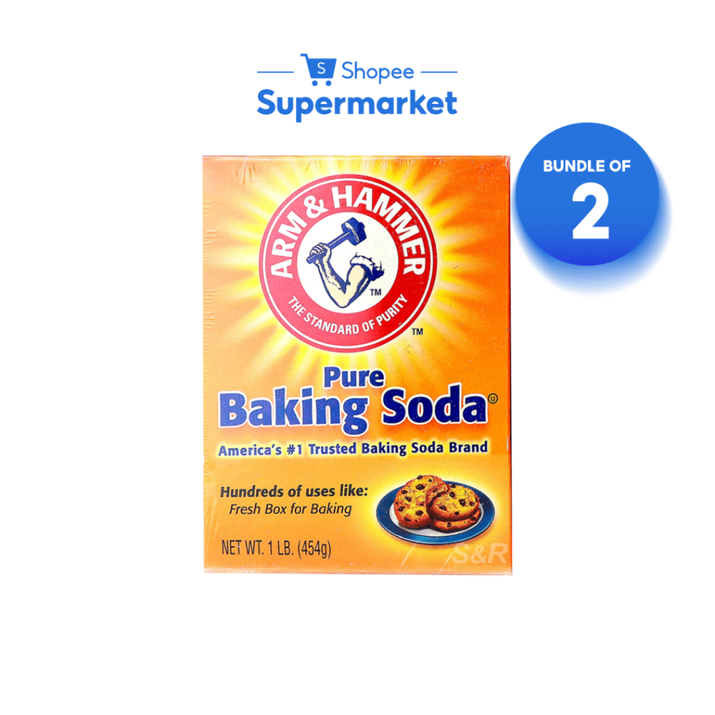 [Bundle of 2] ARM & HAMMER 100% Pure Baking Soda (454g) | Shopee Singapore