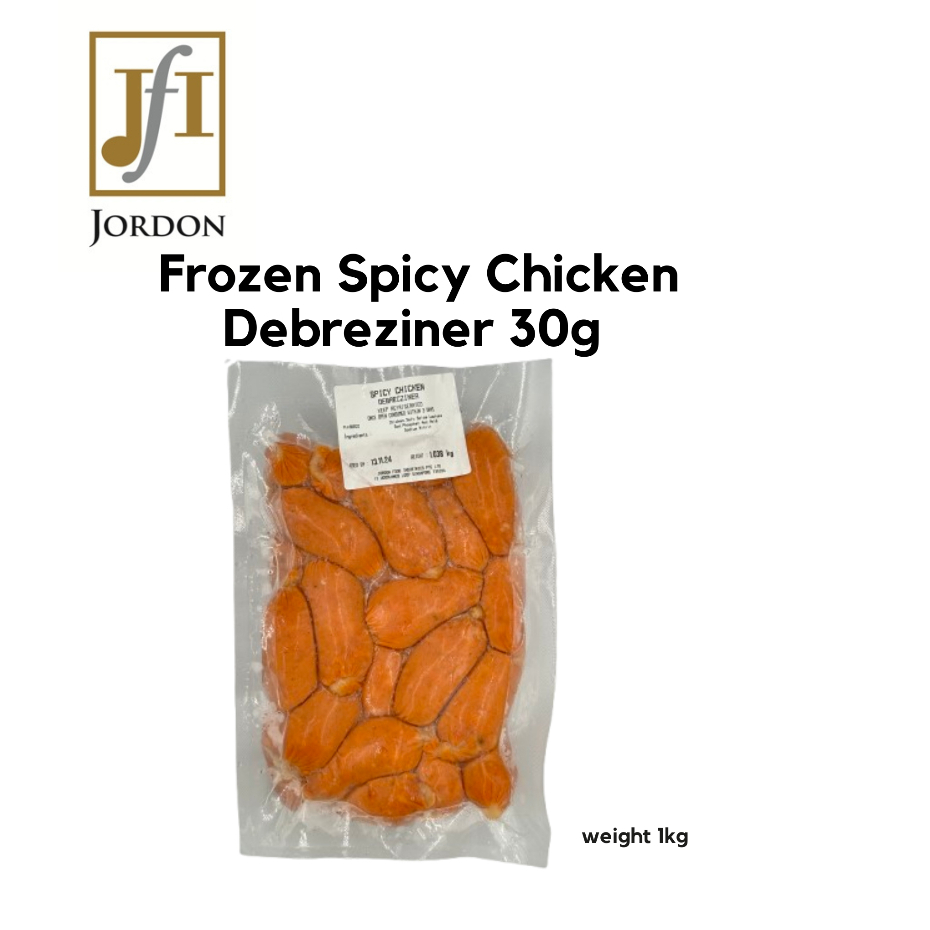 [Jordon] [Local] Frozen Spicy Chicken Debreziner Sausage 1kg | Shopee ...