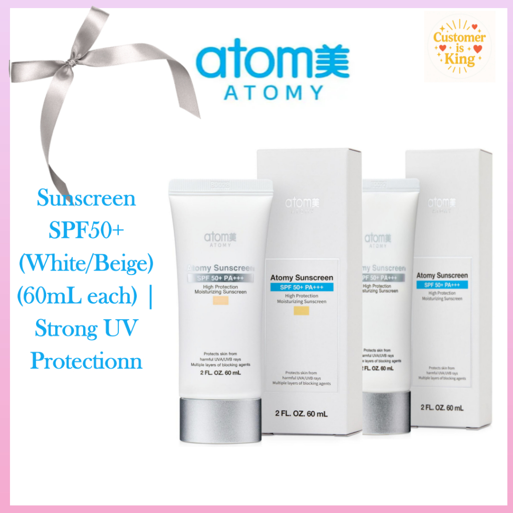 Atomy Sunscreen 2 Types 60 ml (White / Beige) | Shopee Singapore