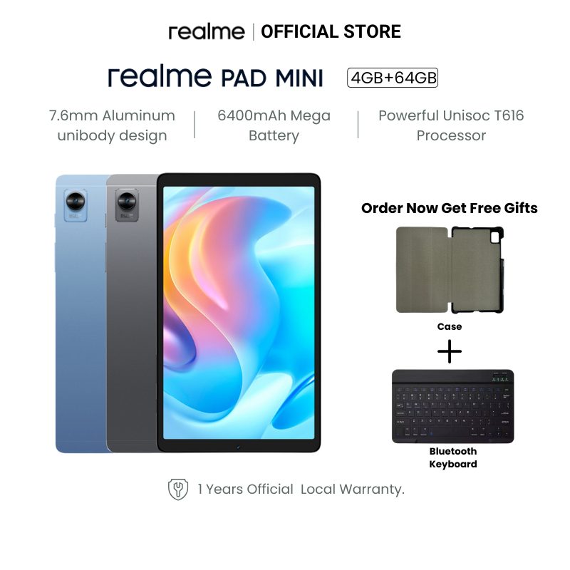 realme Pad Mini Tablets LTE (4GB+64GB) | Powerful Unisoc T616 Processor ...