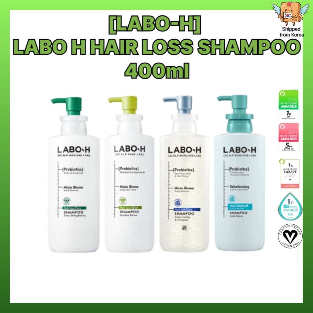[LABO-H] LABO H HAIR LOSS SHAMPOO Scalp Strengthening / Cooling / Sensitive Derma / ANTI ...
