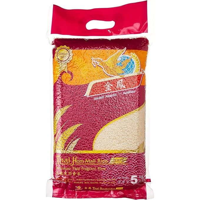 GOLDEN PHOENIX Thai Hom Mali Rice 5kg | Shopee Singapore