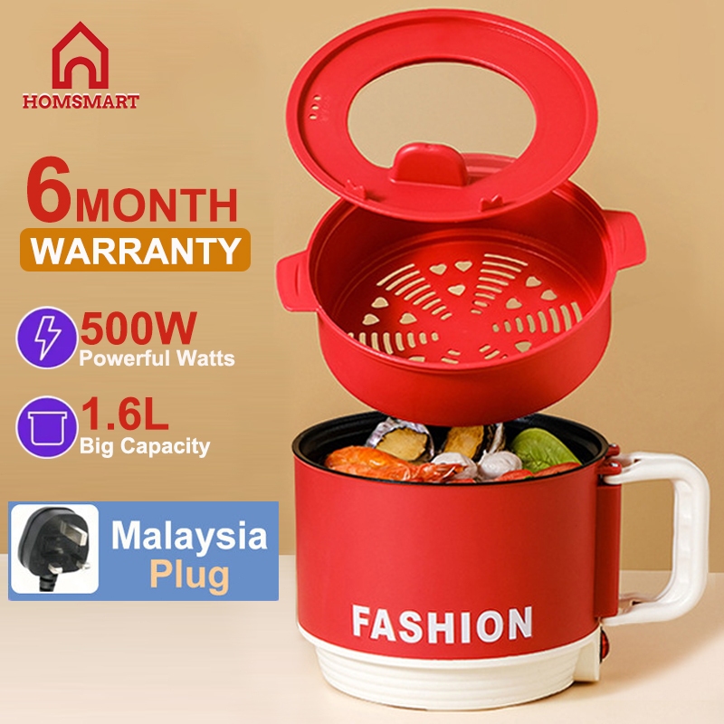 Mini Electric Cooker Non Stick Portable Hot Pot Frying Pan for Steak ...