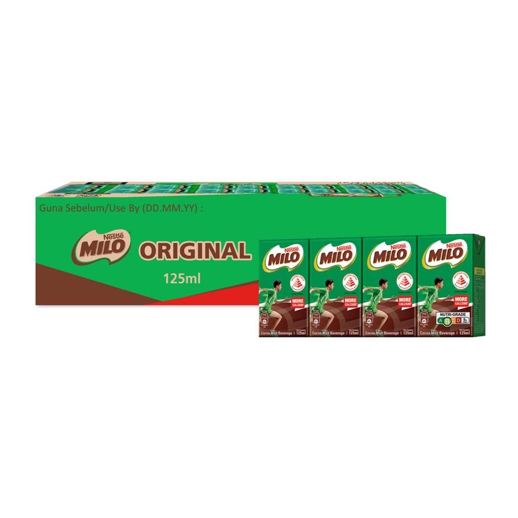 [1 Carton] Milo Chocolate Malt Packet Drink UHT (40x125ml) | Shopee ...