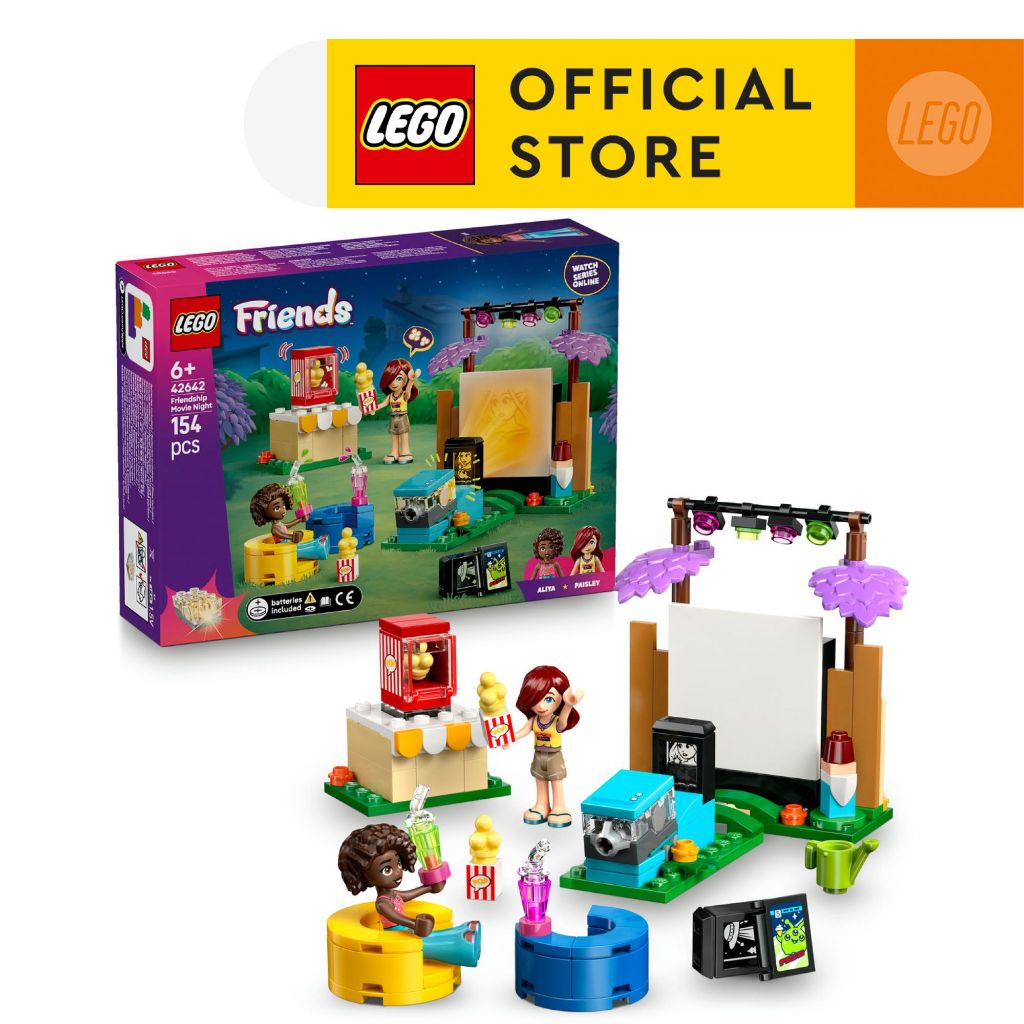 LEGO Friends 42642 Friendship Movie Night (154 Pieces) | Shopee Singapore
