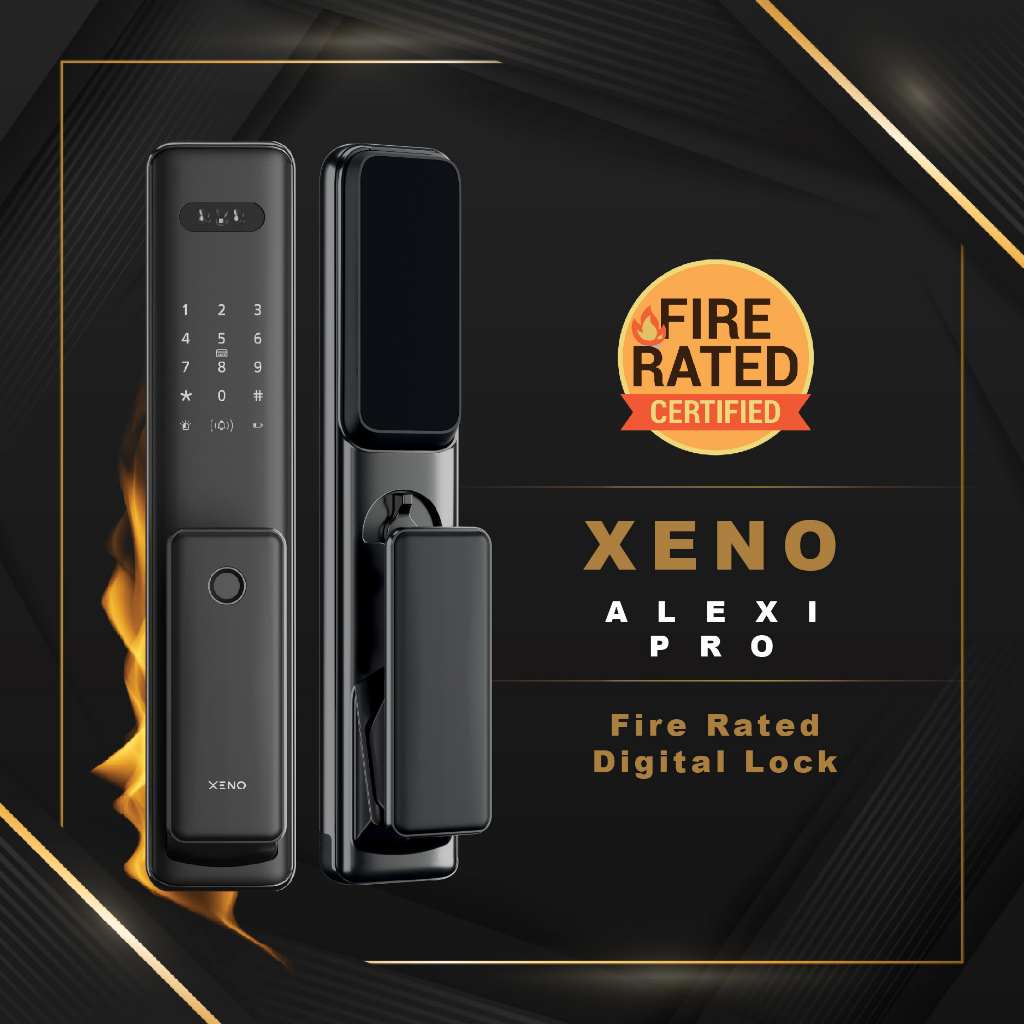 XENO Alexi Pro Fire Rated Digital Lock | Shopee Singapore