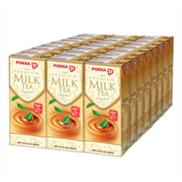 【mfoods】【Bundle of 2 cartons】【Pokka】Packet Drink - Premium Milk Tea ...