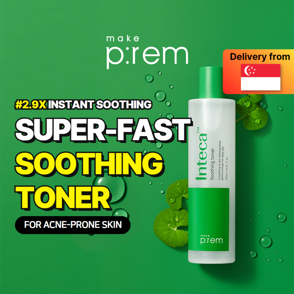MAKE PREM INTECA Soothing Toner 200ml | Shopee Singapore