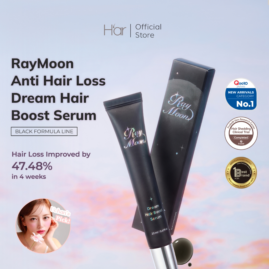 [H'ar Official] RayMoon Anti Hair Loss Caffeine Serum | Scalp ...