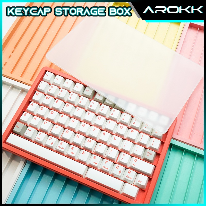 SG丨2Layers Keycaps Storage Box With Lid Keycaps Display Container ...