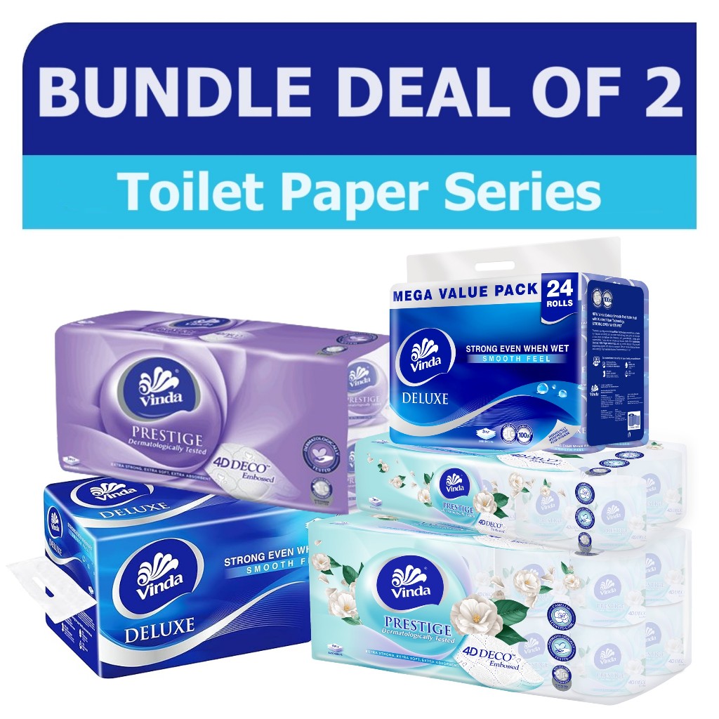 [Bundle Of 2] Vinda Toilet Paper Series Full Range | Shopee Singapore