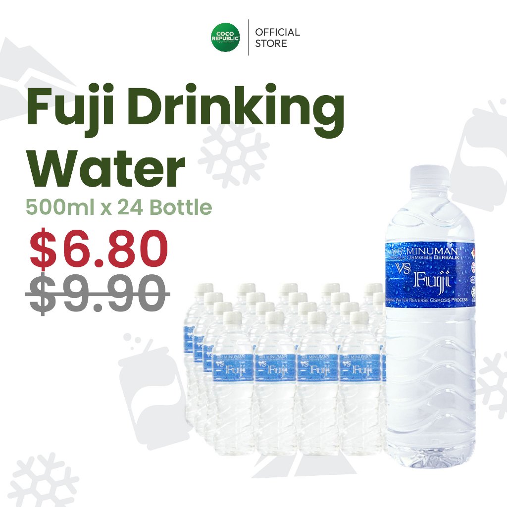VSRO Fuji Drinking Water (500ml x 24 Bottles) | Shopee Singapore