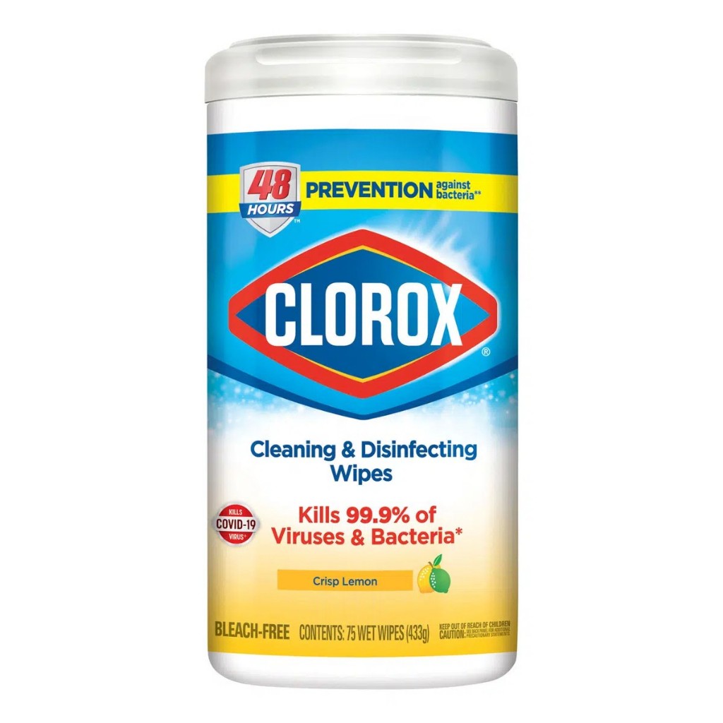 Clorox Cleaning & Disinfecting Wipes Crisp Lemon (75 wipes) | Shopee ...