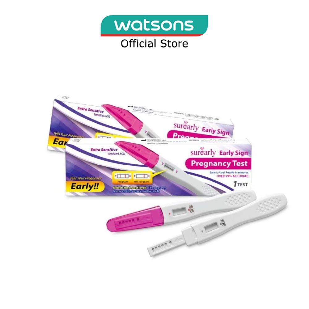 SUREARLY Early Sign Pregnancy Test Kit 1s | Shopee Singapore