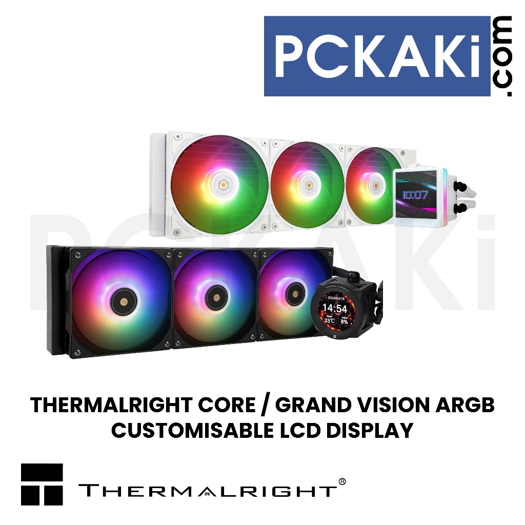 THERMALRIGHT CORE / GRAND VISION 240 / 360 ARGB CUSTOMISABLE LCD ...