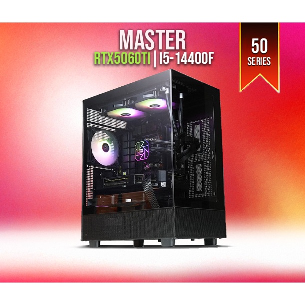 INVADER MASTER M16 | RTX 5060TI | i5-14400F GAMING DESKTOP | Shopee ...