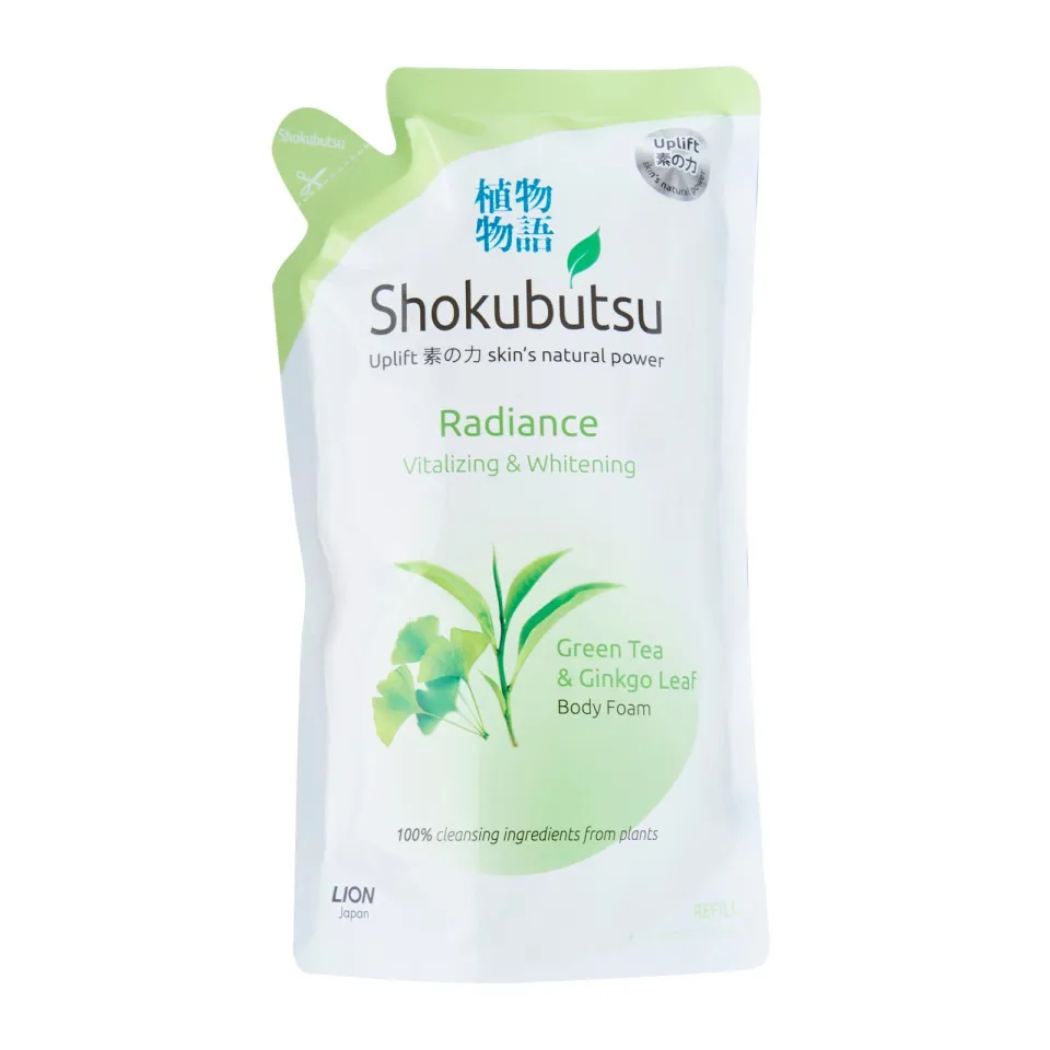 Shokubutsu Radiance Vitalizing & Whitening Green Tea & Ginkgo Leaf Body ...