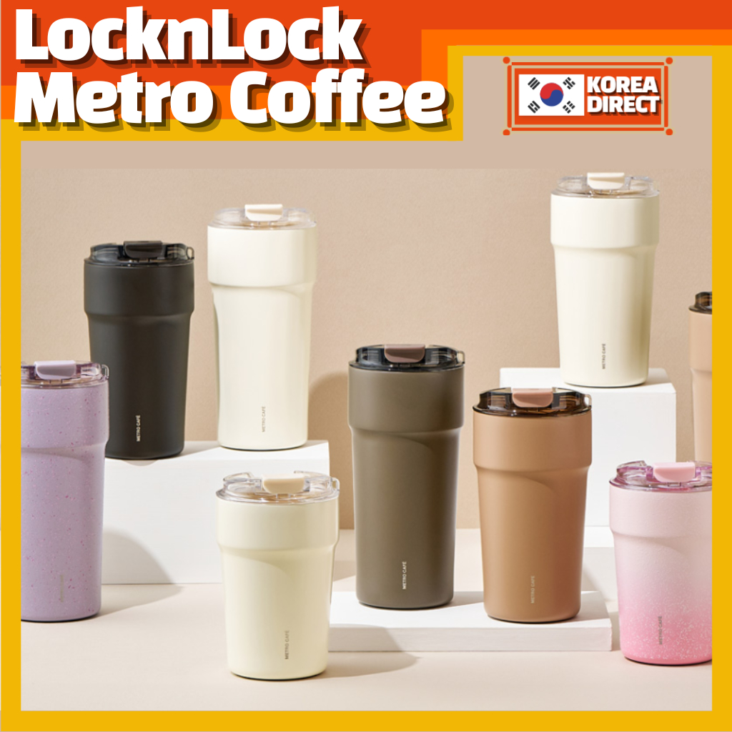 [LocknLock] Metro Cafe Tumbler 400ml, 500ml, 650ml Ceramic Coating ...