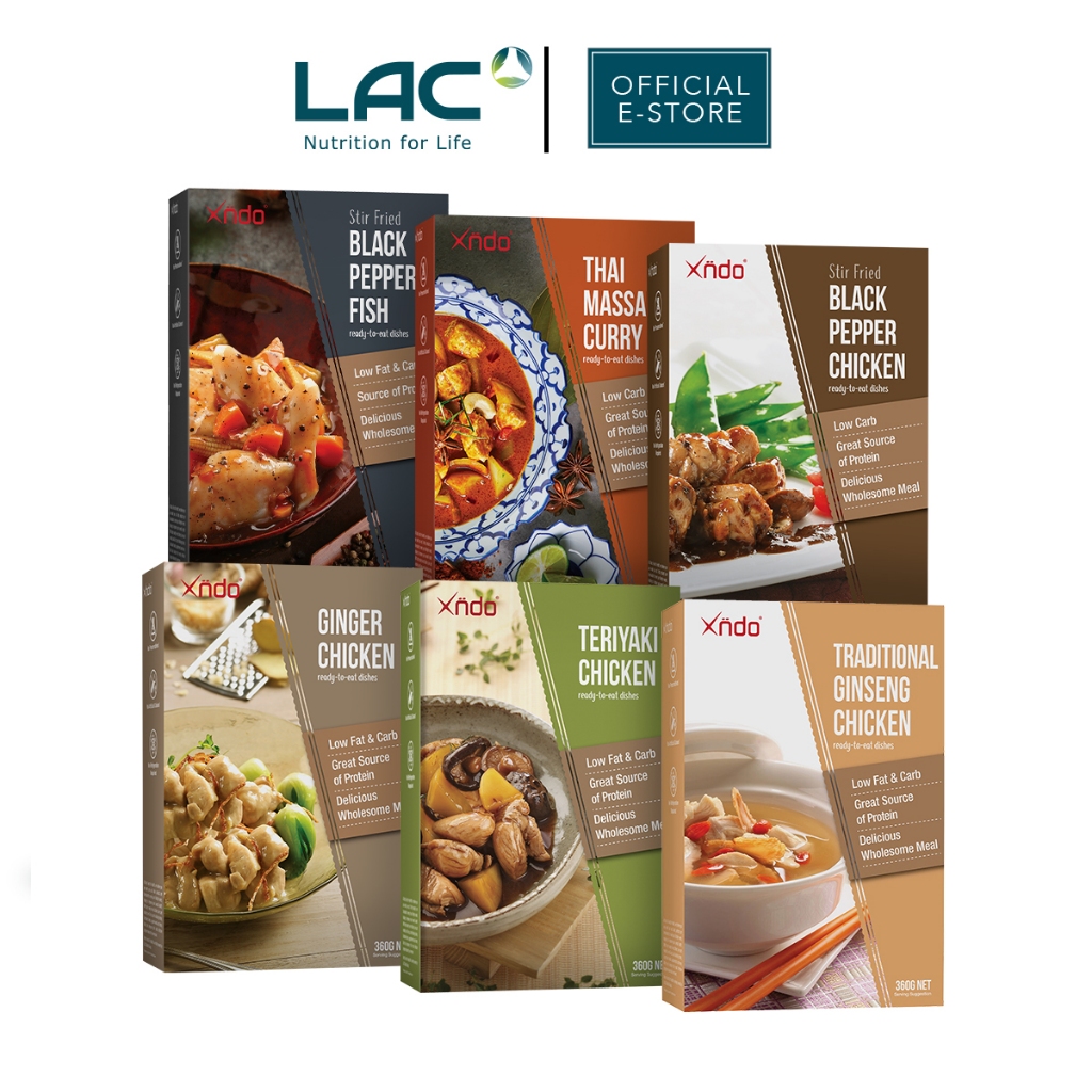 [Xndo Meal Replacement] Ready-to-eat meal Healthy and Low Carb | Shopee ...