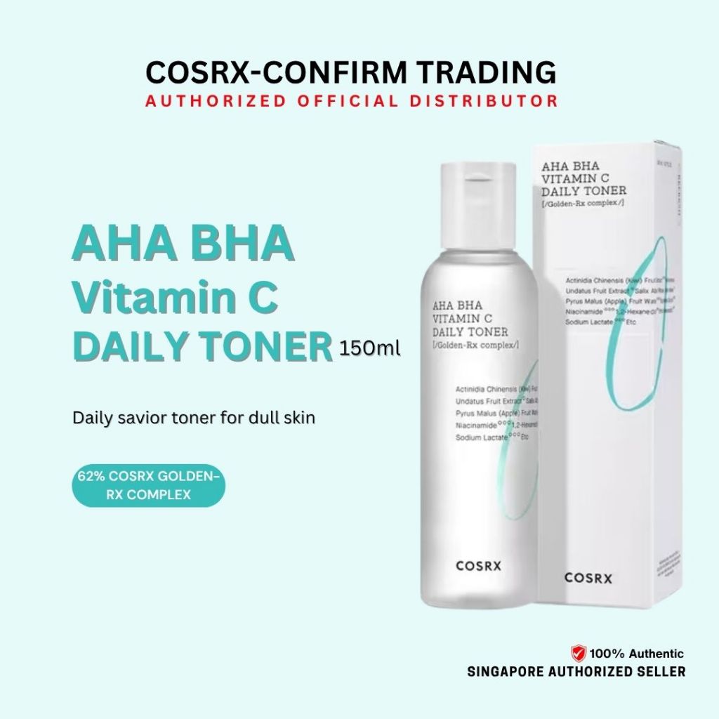Cosrx AHA BHA Vitamin C Daily Toner 150ml(ABC Toner) | Shopee Singapore
