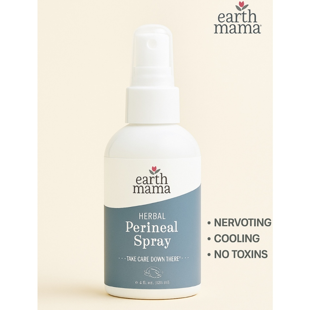 [Earth Mama] Organic Perineal Balm 60ml + Herbal Perineal Spray 120ml ...