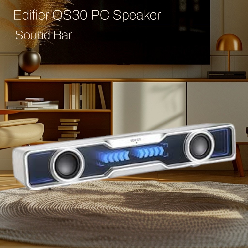 VGP2024 SUMMER Gold Award Edifier QS30 PC Speaker , Sound Bar, Bluetooth 5.4, USB Type-A Powered ...
