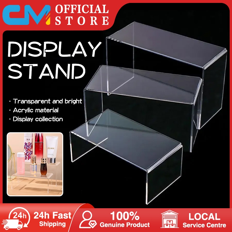 (Shipping from SG) NEW Clear Acrylic Display Riser Multifunction ...