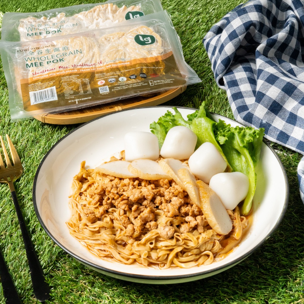 [LG Foods] LG Wholegrain Mee Pok (320g) 全谷生面泊 | Shopee Singapore