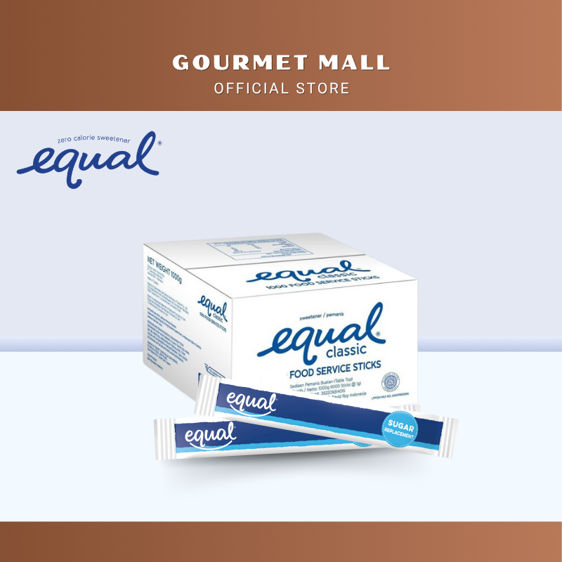 Equal Classic Sweetener Stick - 1g (50/100 Sticks) | Shopee Singapore