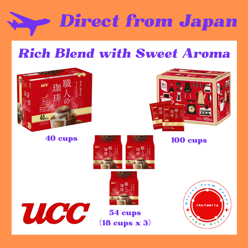【Direct from Japan】UCC Craftsman's Coffee Drip Coffee Rich Blend with Sweet Aroma [Roasted ...