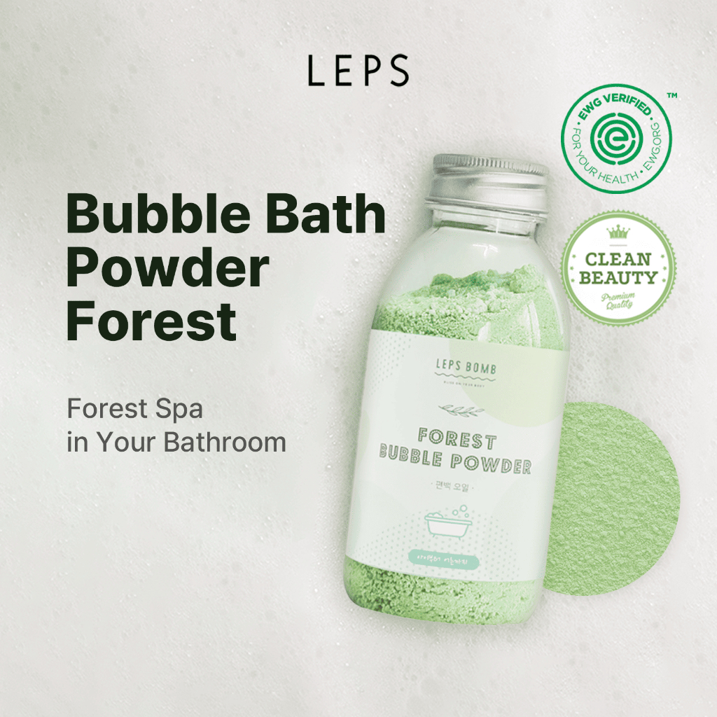 [LEPS] Premium Foaming Bath Powder – Forest Scent | Creamy Bubbles ...