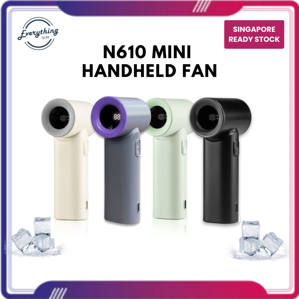 [SG Ready Stock] N610 High-Speed Handheld Mini Fan | Shopee Singapore