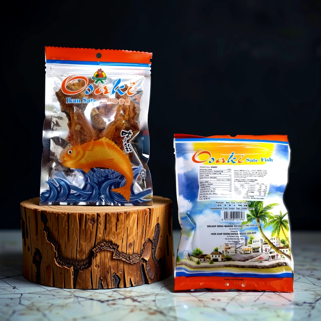 🐟 Osaki Ikan Sate | Dried Fish Snack | 70g | Shopee Singapore