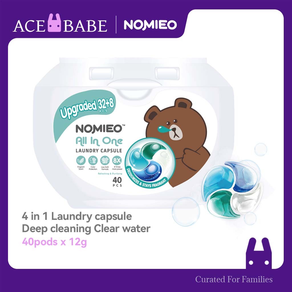 [UPGRADED] Nomieo laundry capsule Laundry Pods Various Scents All in 1 ...