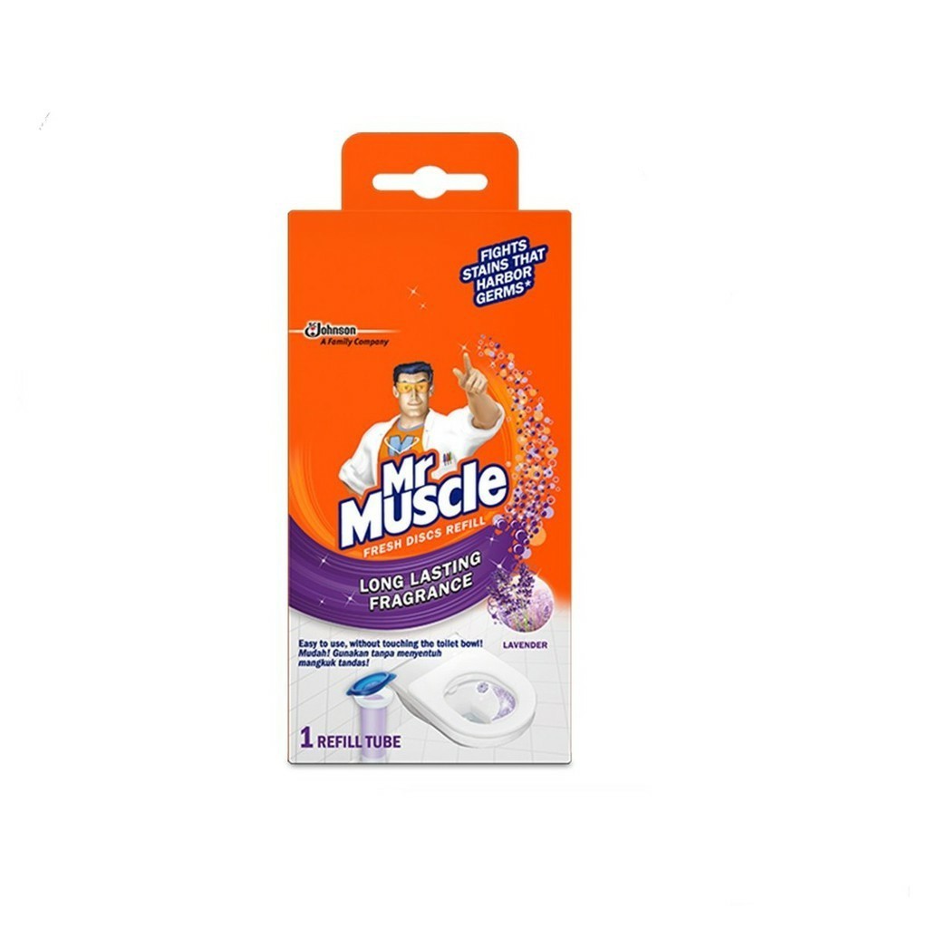 Mr Muscle Fresh Toilet Starter Disc Lavender (38g) | Shopee Singapore