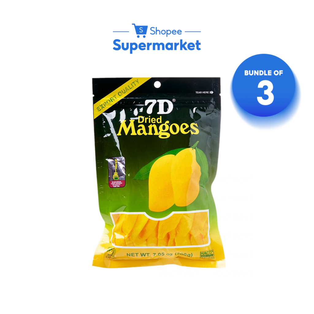 [Bundle of 3] 7D Dried Mango (200g) | Shopee Singapore