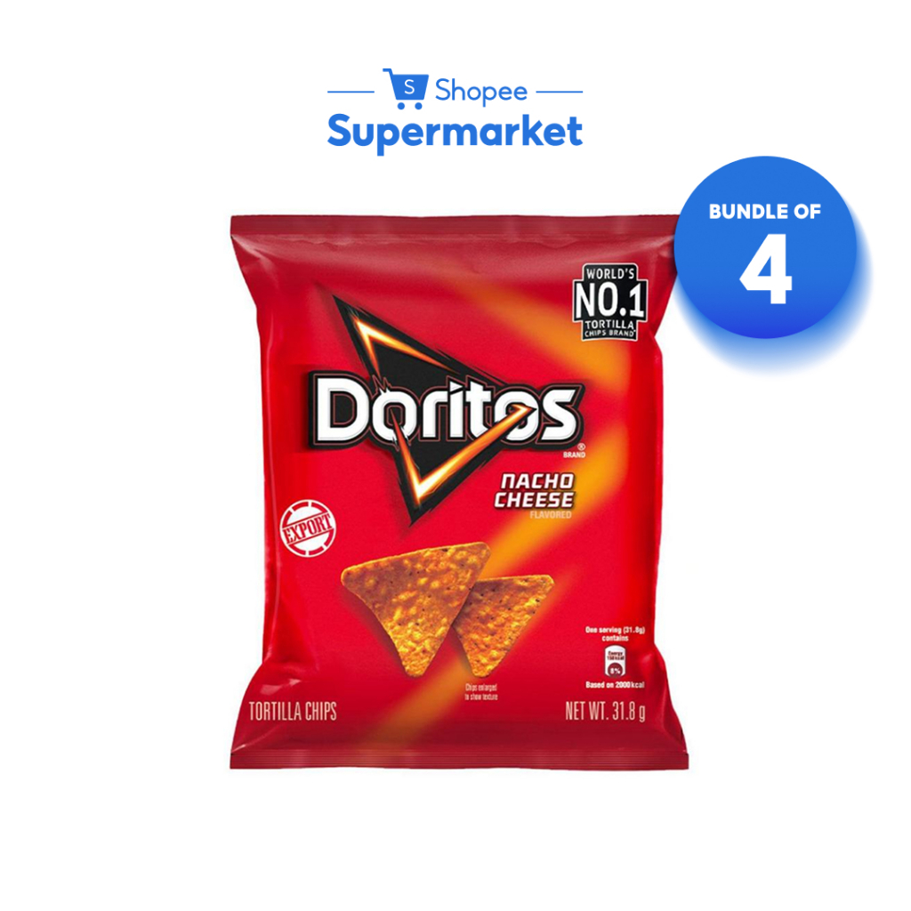 [Bundle of 4] Doritos Nacho Chips (31.8g) | Shopee Singapore