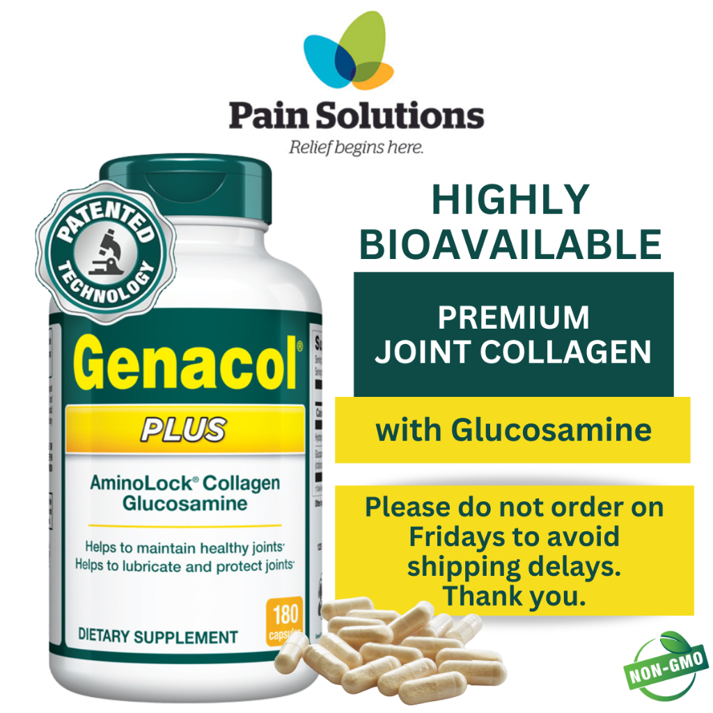 Genacol Plus 180 caps (Value Pack) - for Quick Relief of Joint Pain ...