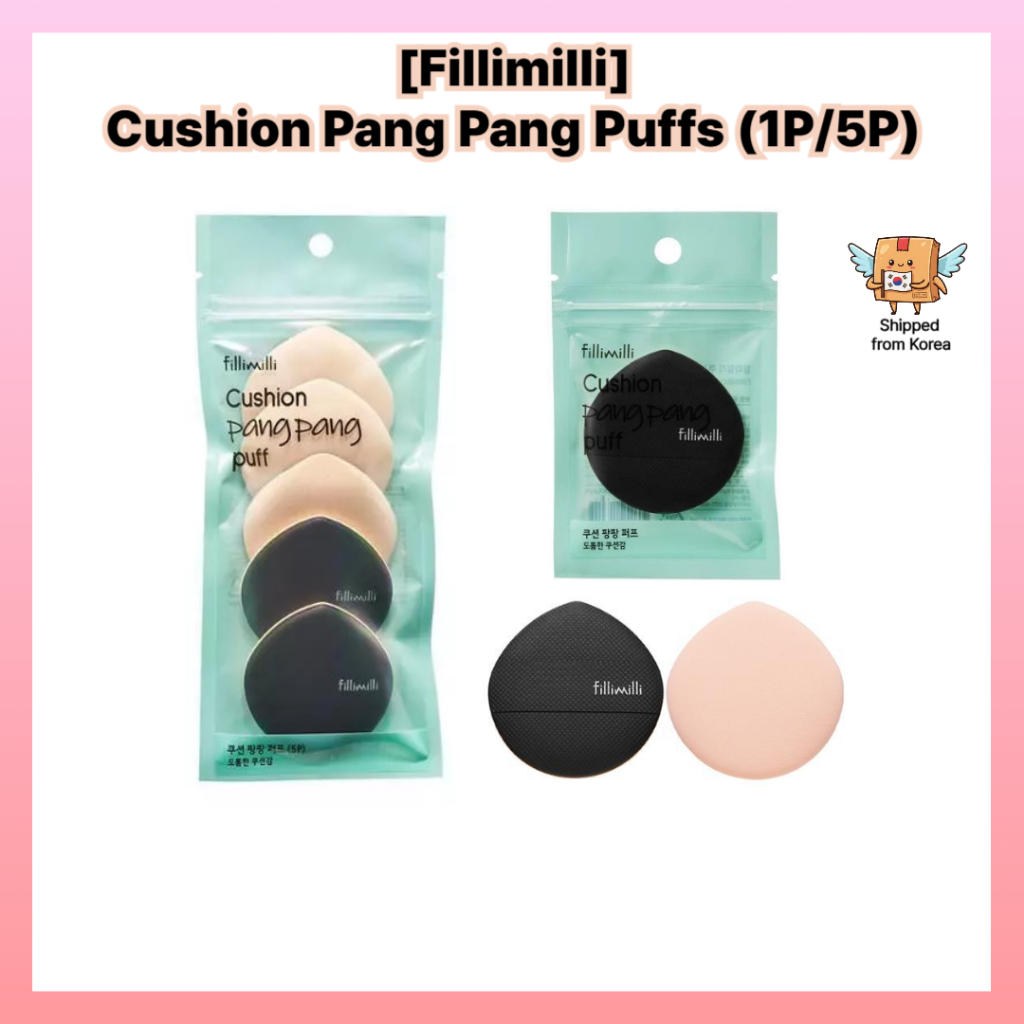 [Fillimilli] Cushion Pang Pang Puffs (1P/5P) Makeup Puff, Powder Puff ...