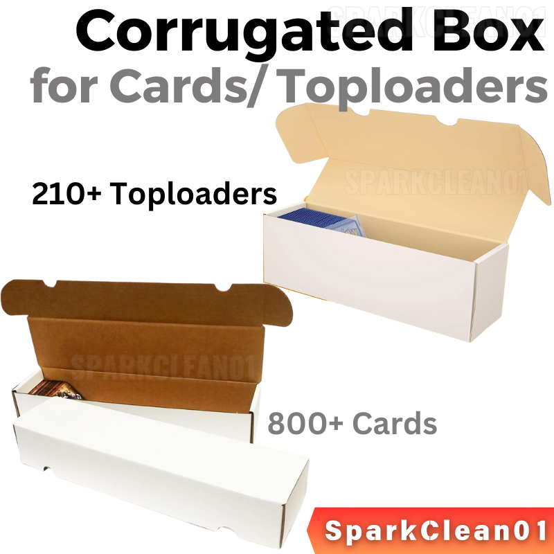 (1pc) 800ct Corrugated Cardboard Storage Box Pokemon One Piece MTG TCG ...