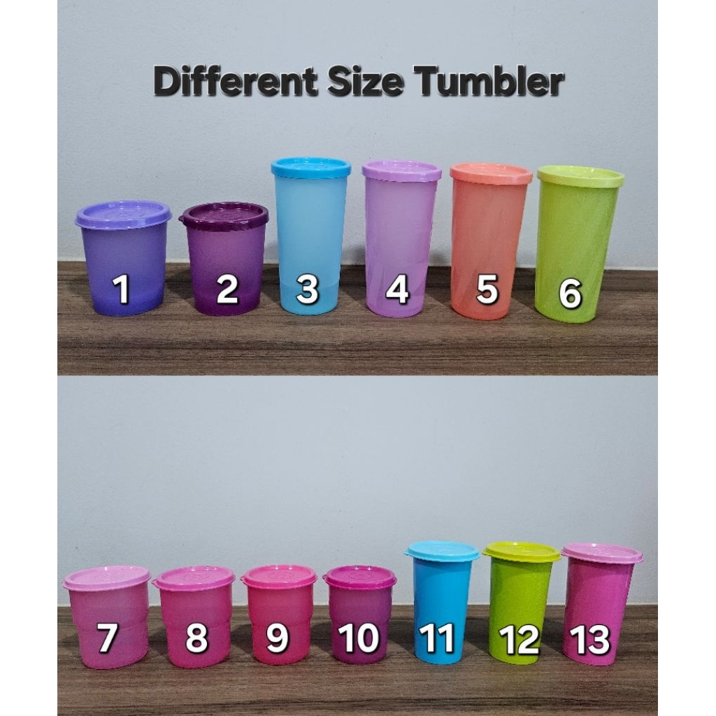 Tupperware Tumbler 250ml, 330ml, 310ml, 180ml n etc (1) | Shopee Singapore