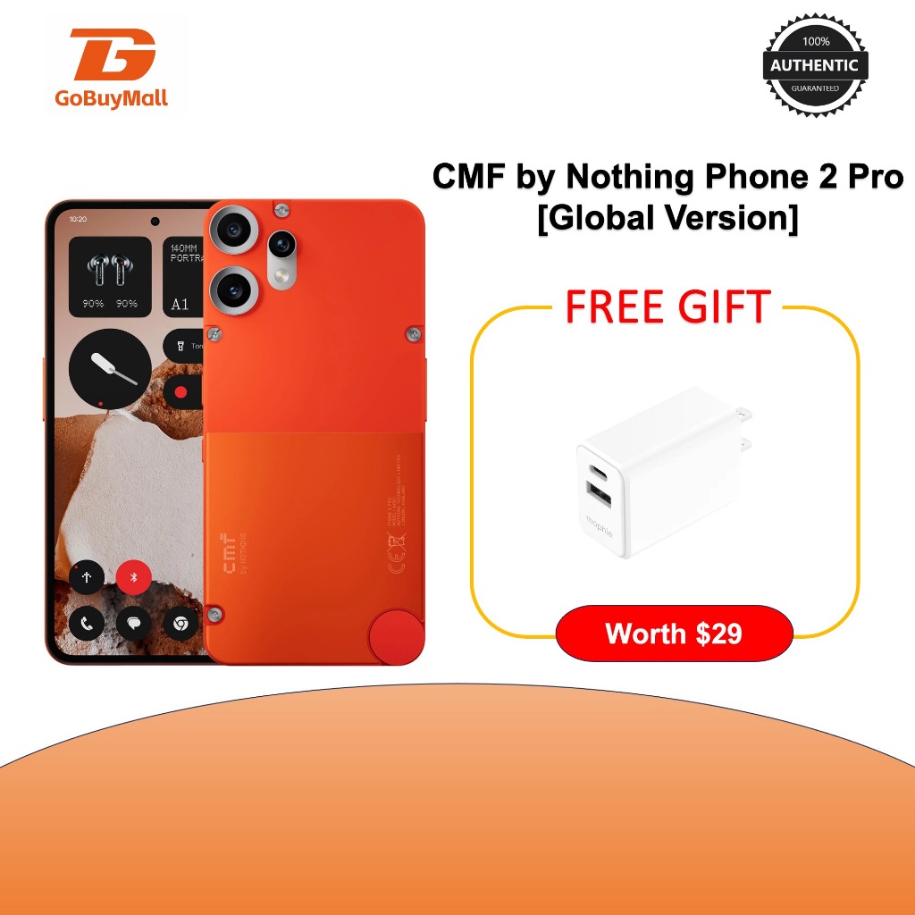 [**FREE 30W PD Fast Charger**] CMF By Nothing – CMF Phone 2 Pro 5G Dual ...