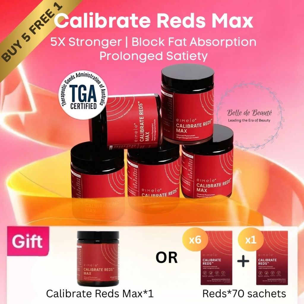 【6.6 Promo】 Eimele Calibrate Reds Max 60cap.【5X Stronger, Dual Action ...