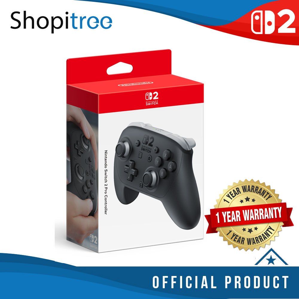 Nintendo Switch 2 Official Pro Controller + 1 Year Warranty by Nintendo ...