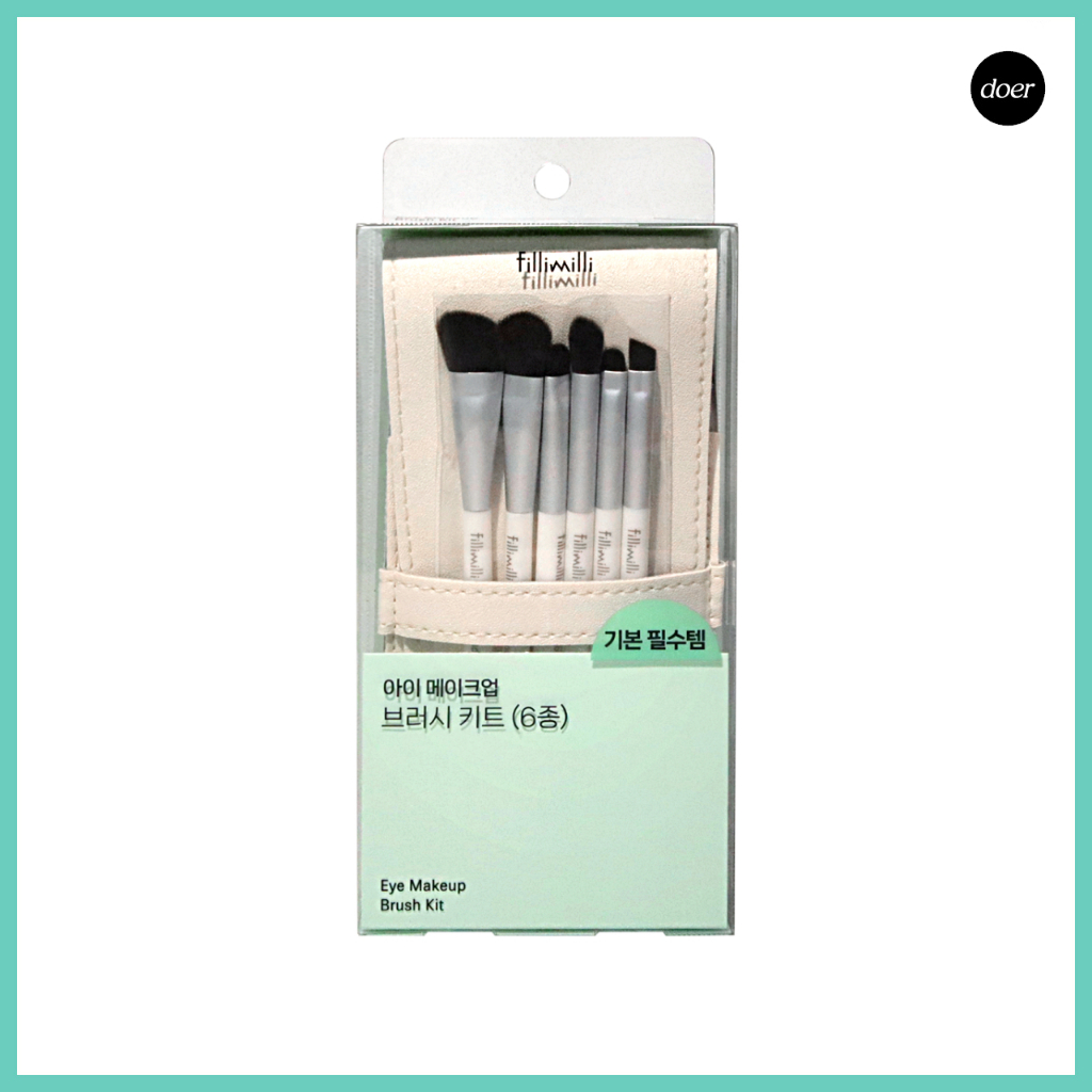 [Fillimilli] (Renewal) Eye Makeup Brush Kit [6 types] | Shopee Singapore